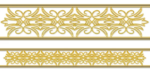 Gold Ribbon Border