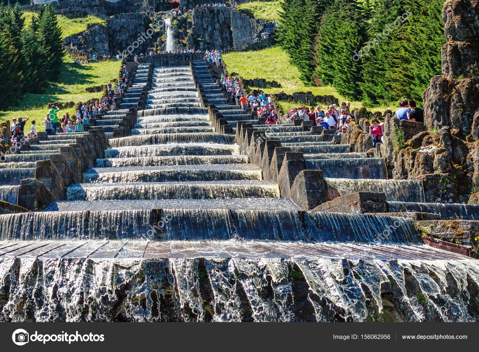 The Hercules monument is an important landmark in the German city of ...