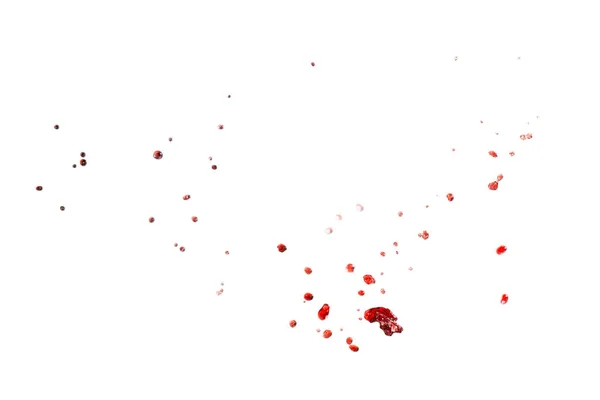 Red Splashes Isolated White Background Stock Photo by ©zaiarnyi 546474560