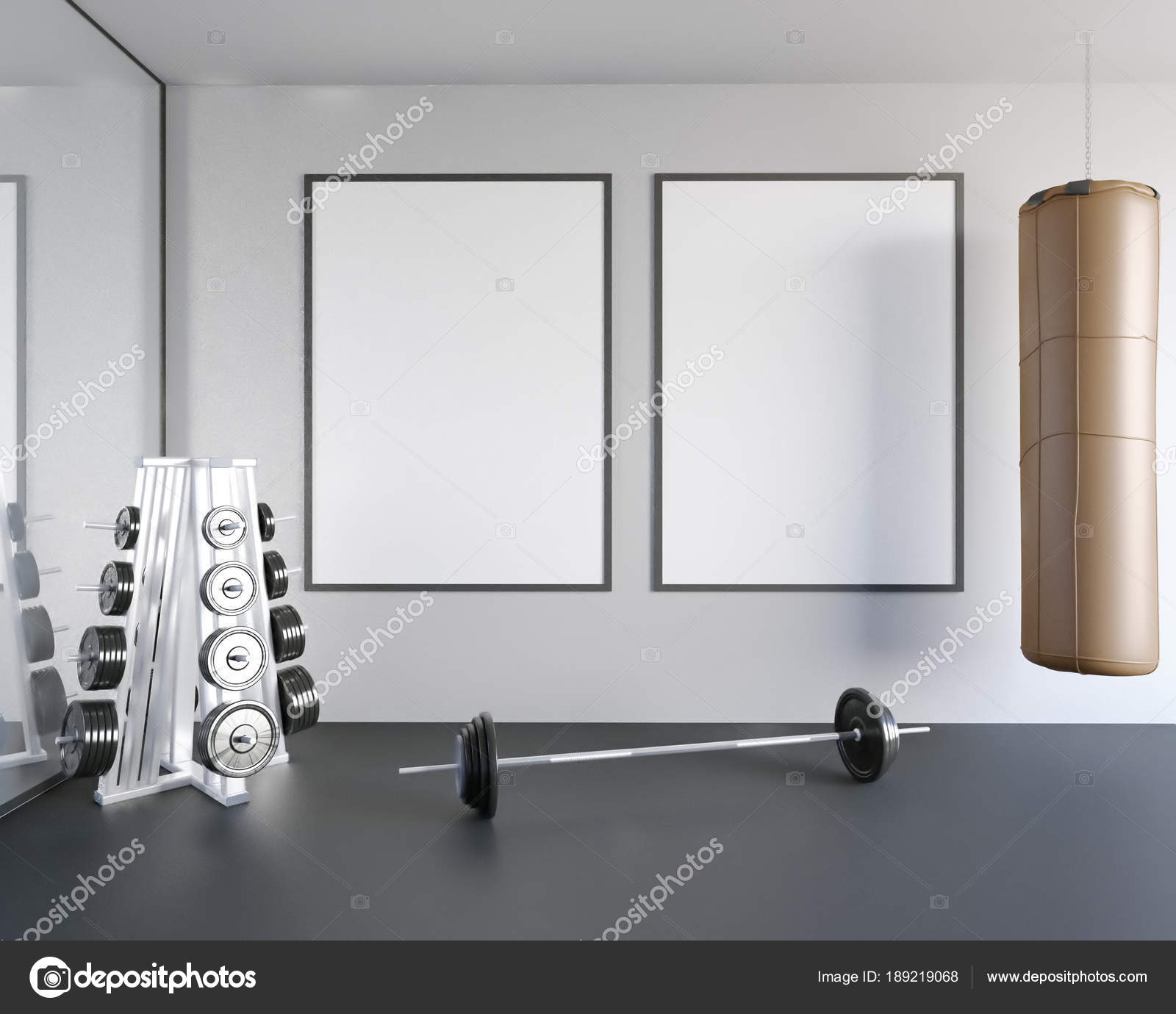 Mock up scene, 3d illustration , sport, gym, fitness sport, stock ...