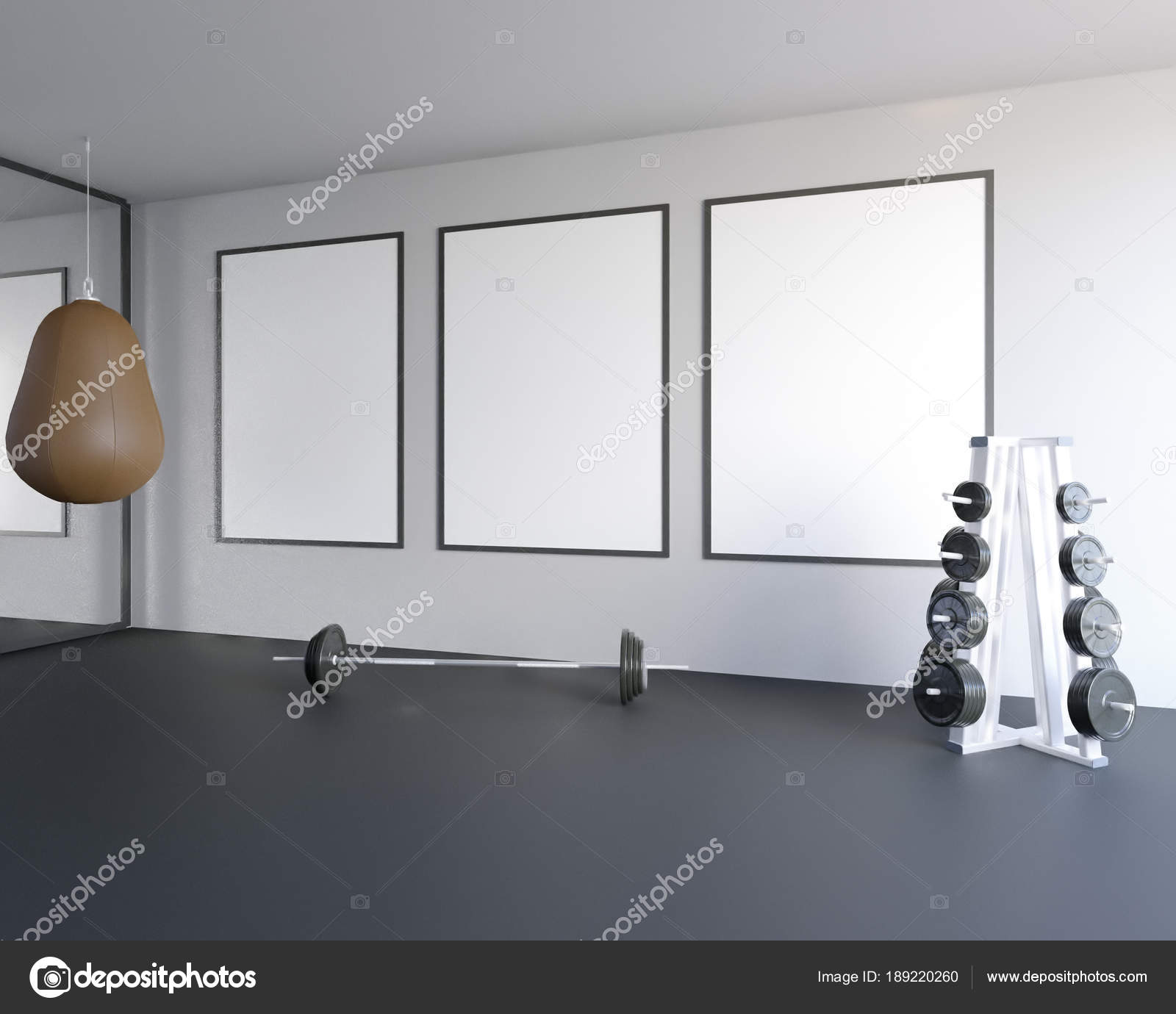 Mock up scene, 3d illustration , sport, gym, fitness sport, stock ...