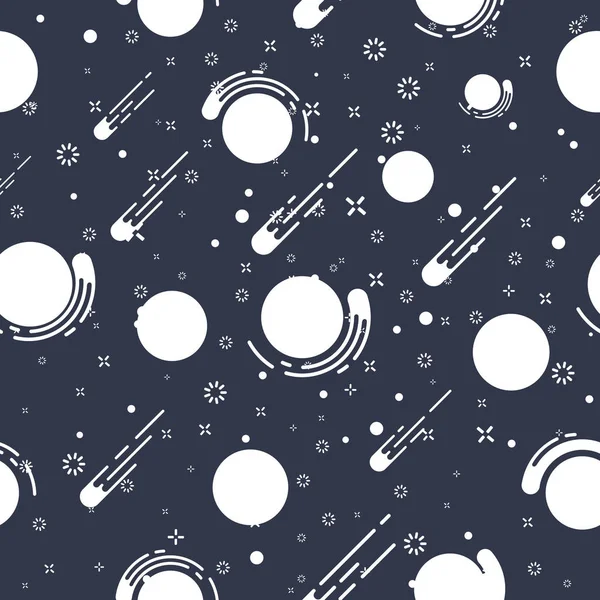 Space planets pattern Stock Vector by ©3dahmed 191116150