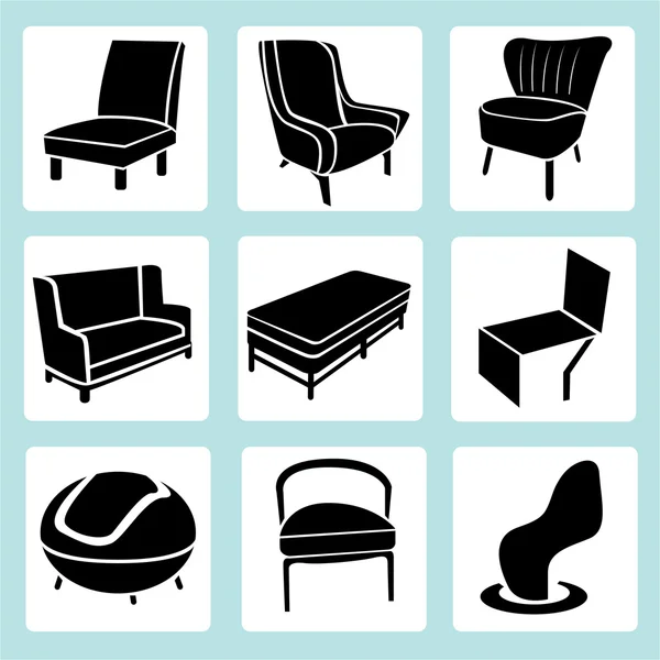 Sofa icons set Stock Vector Image by ©loopang #125253424