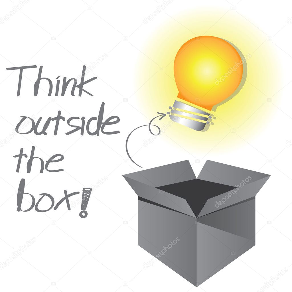 Think Box Stock Vector Image by ©loopang #125254940