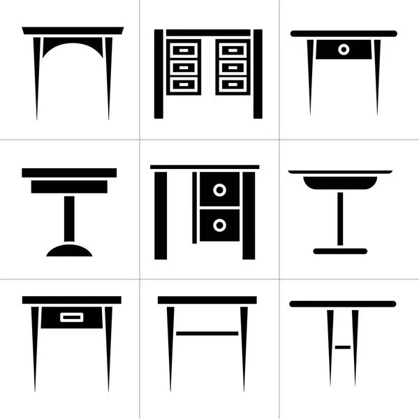 Tisch piktogramm imágenes de stock de arte vectorial | Depositphotos