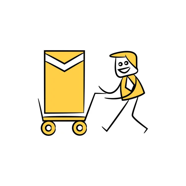 100,000 Postman cartoon Vector Images | Depositphotos