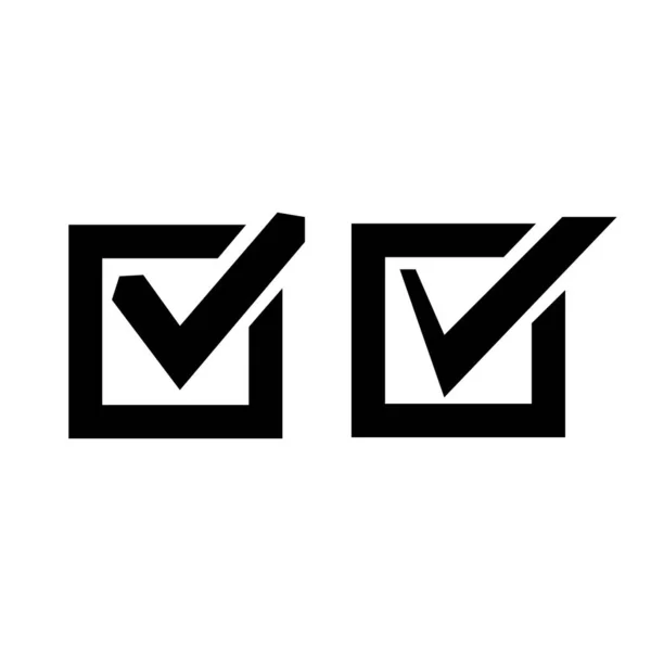 Check Mark Check List Symbols Set Stock Vector Image by ©loopang #352010788