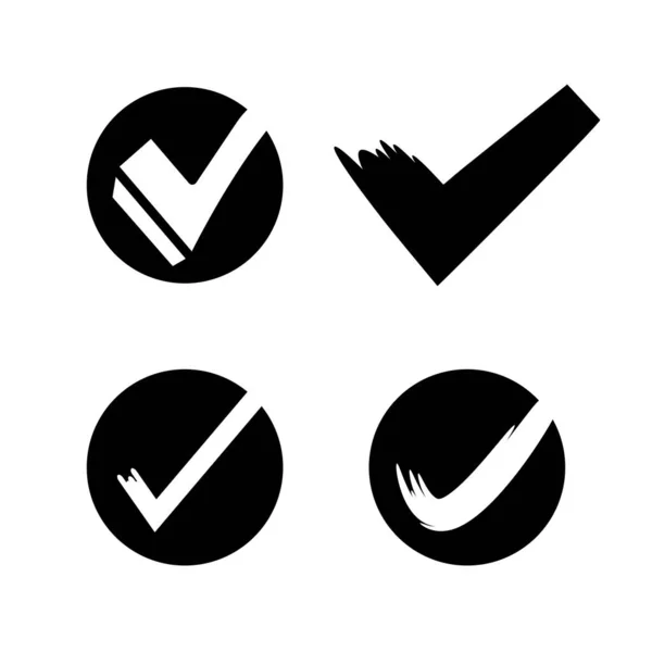 Check Mark Check List Symbols Set Stock Vector Image by ©loopang #352010912