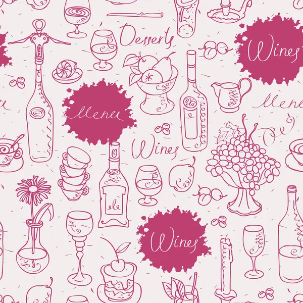 Seamless texture background on the topic of wine Stock Vector Image by ...