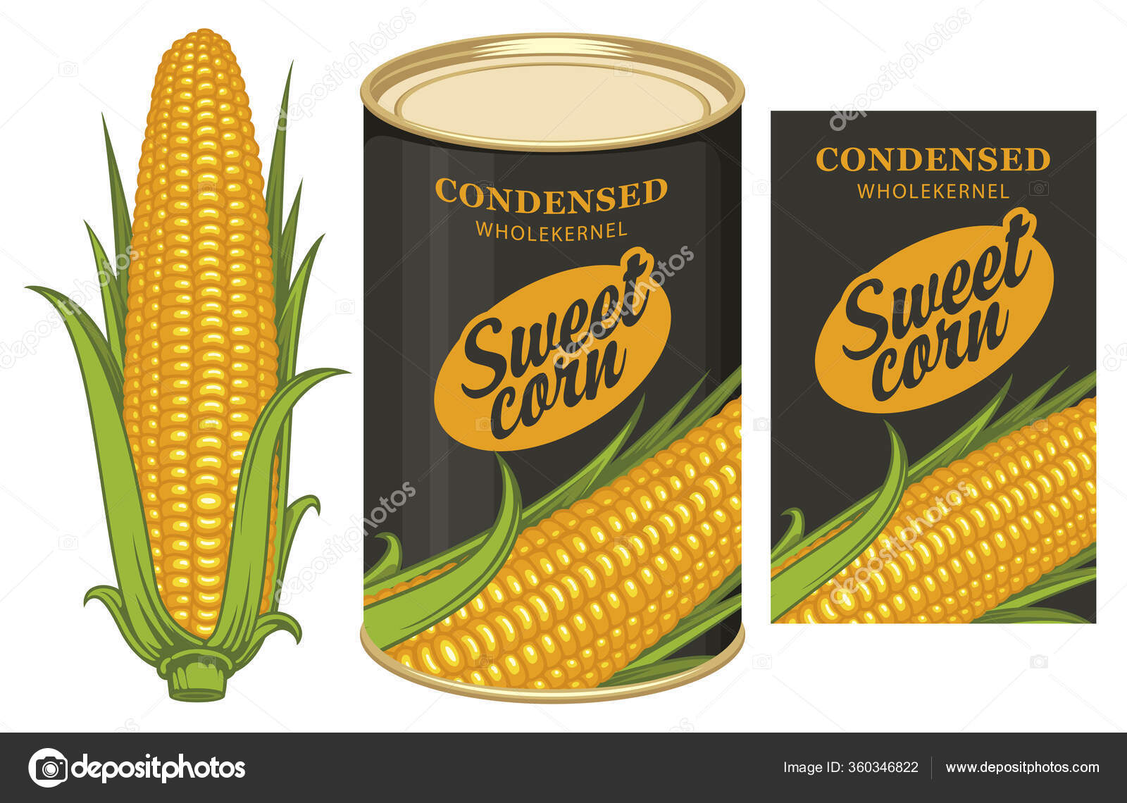 Canned Food Label Design