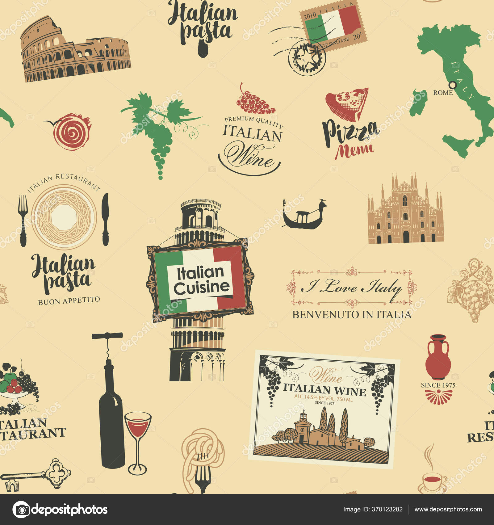 Italian Restaurant Background