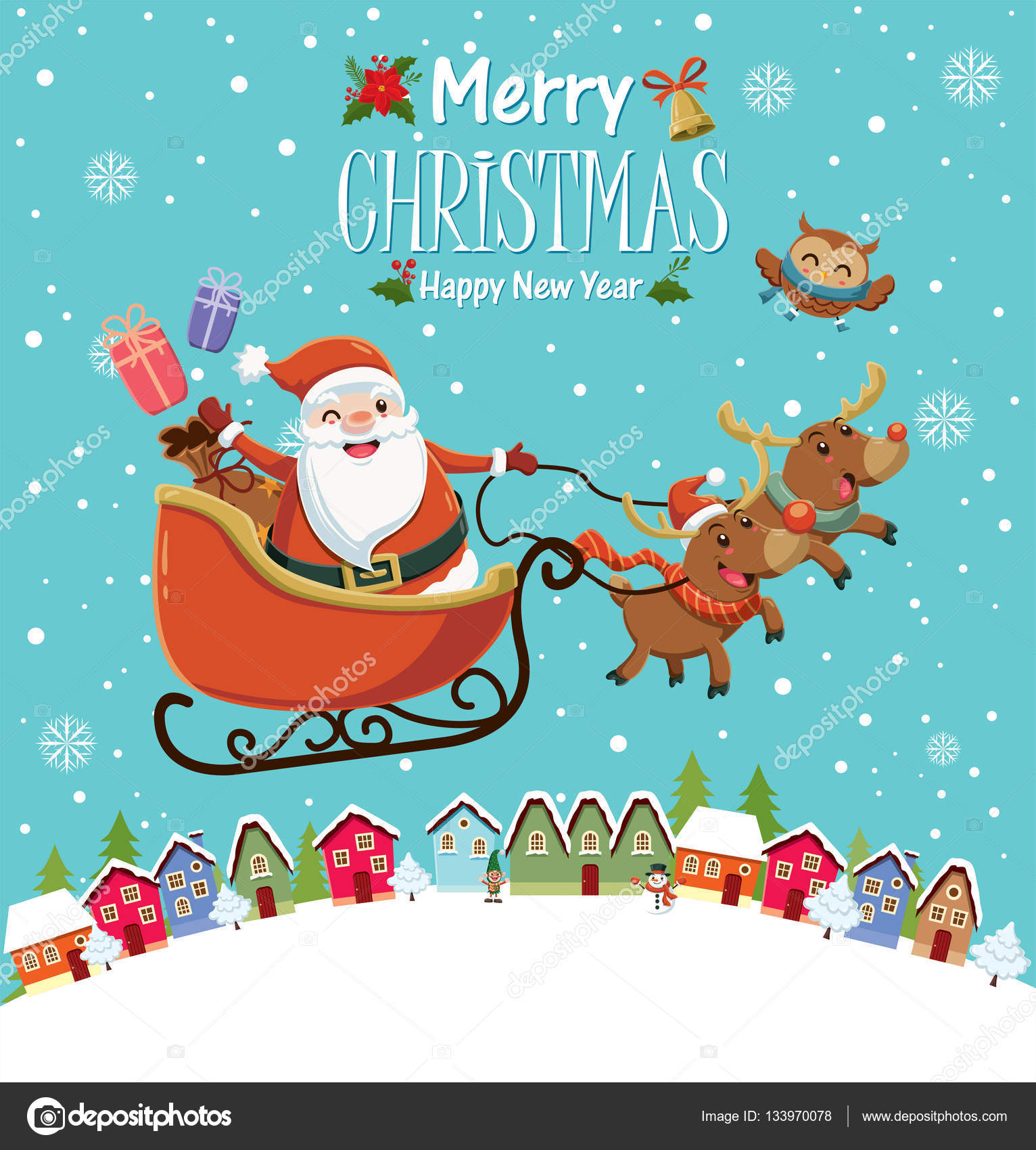 Vintage Santa Claus Posters