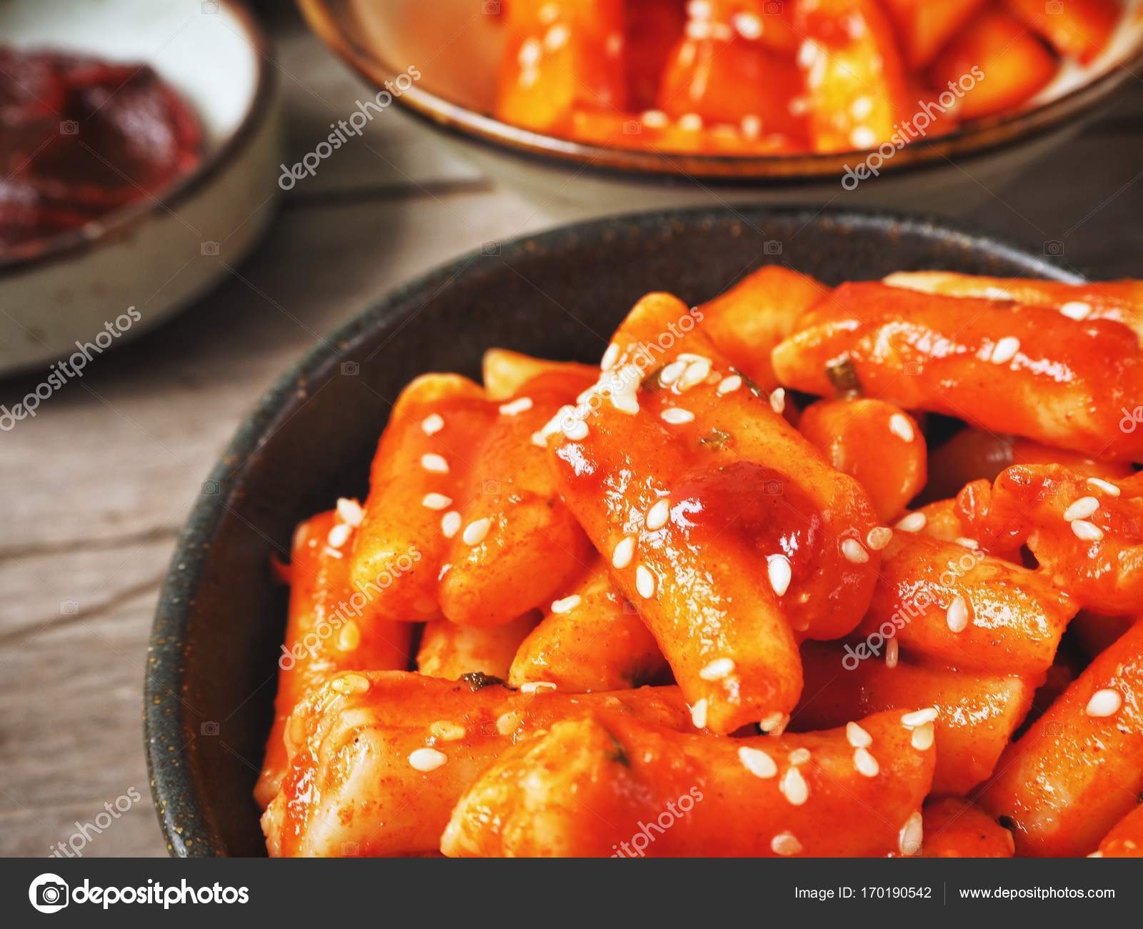 Rice cake korean food — Stock Photo © luknaja #170190542