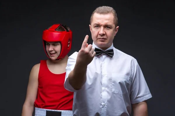 Boxing referee Stock Photos, Royalty Free Boxing referee Images ...