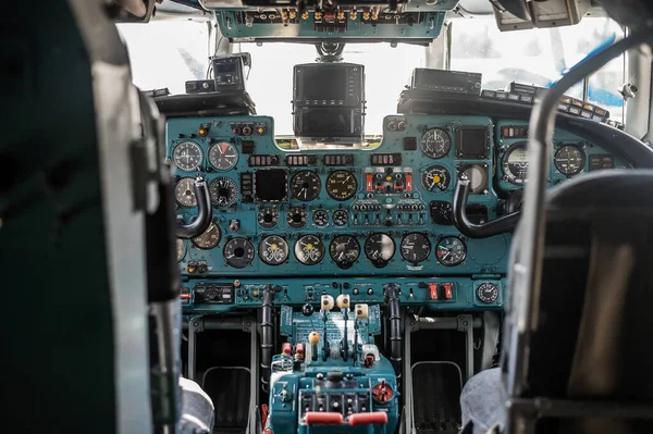 Parts Cargo Plane Control Panel Cockpit — Stock Photo © fly_wish #360664542
