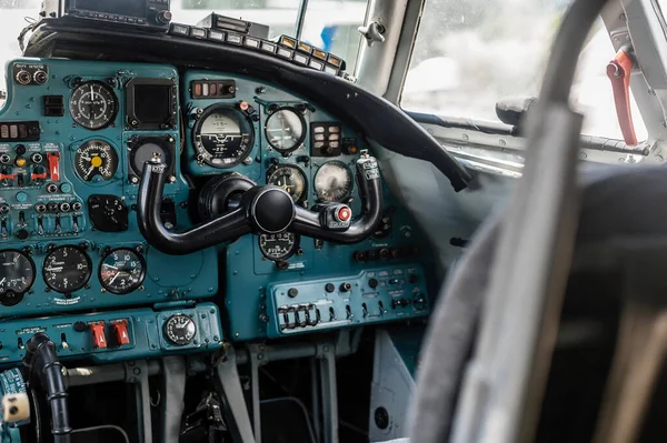 Parts Cargo Plane Control Panel Cockpit — Stock Photo © fly_wish #360664542