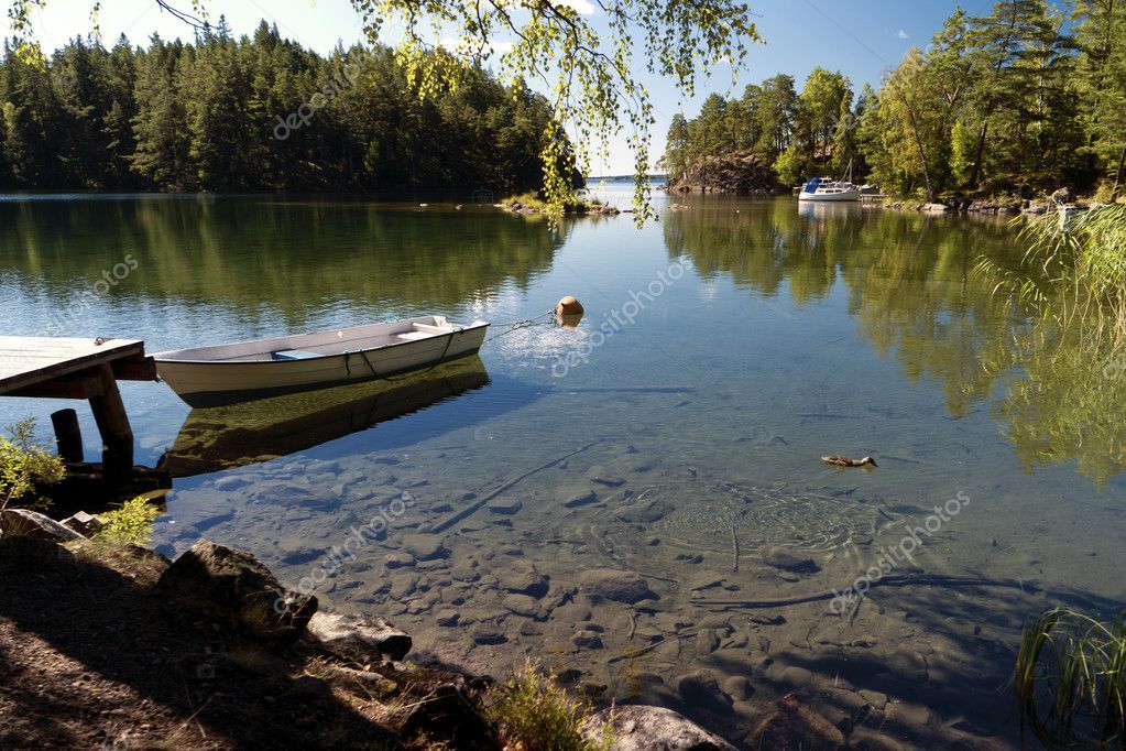 Lake Vaenern Sweden — Stock Photo © 3quarks #125887046