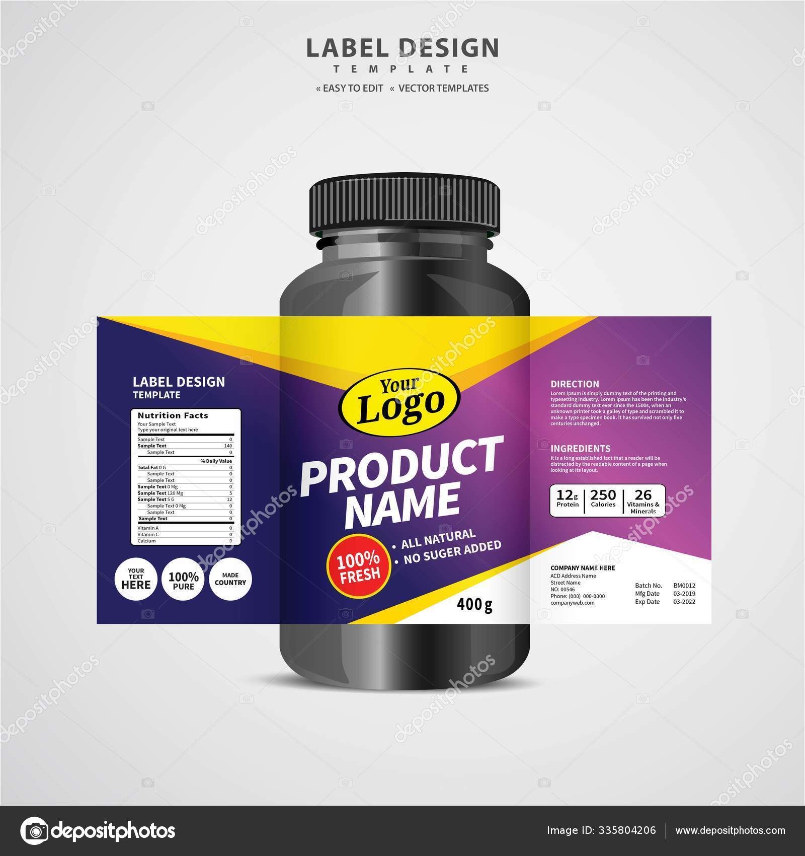 Packaging Design Labels