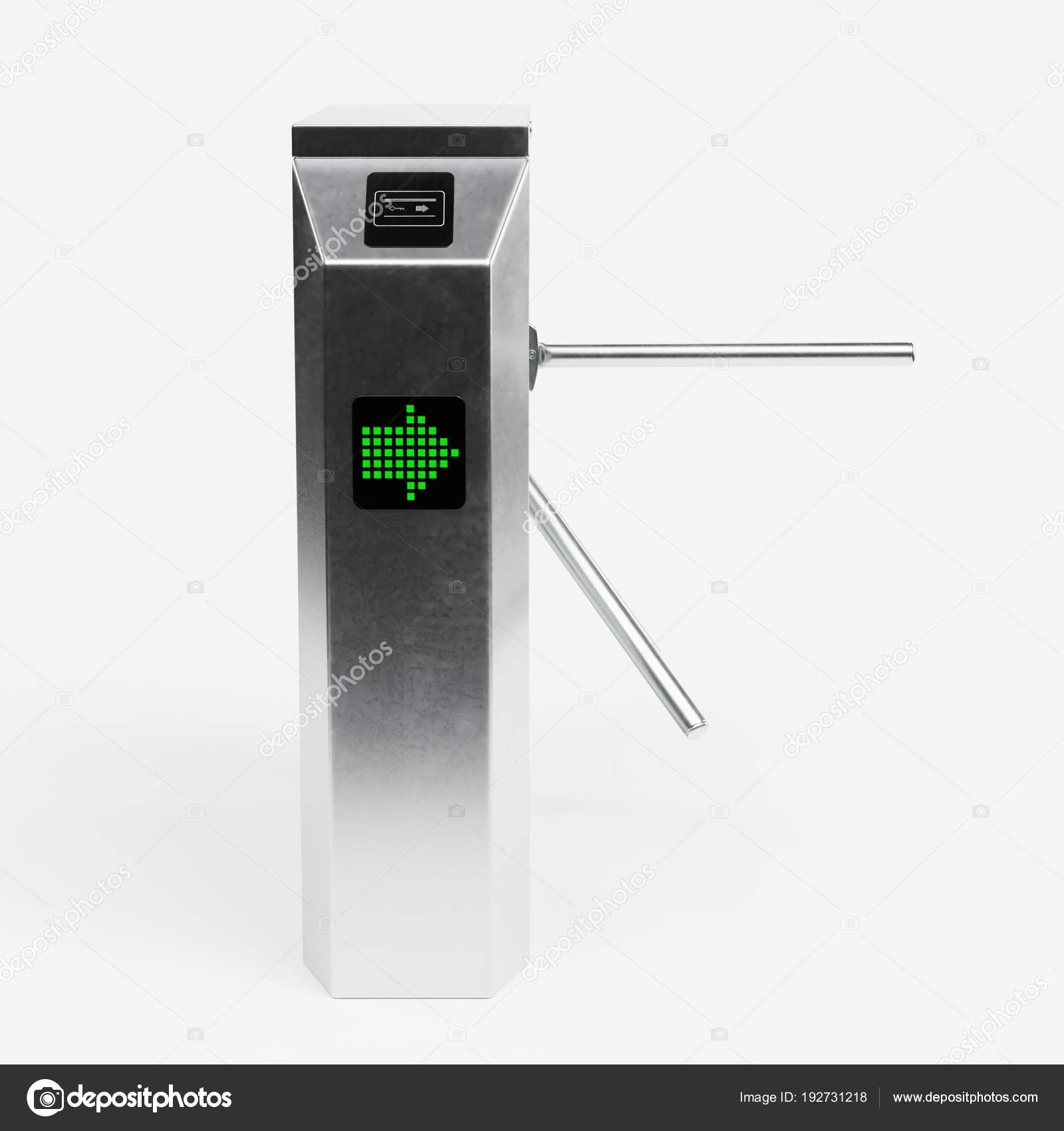 Realistic Render Rotary Barrier Gate Stock Photo by ©3drenderings 192731218