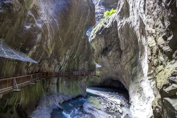 Gorge Trient Valais Canton Switzerland Alps Stock Photo by ...
