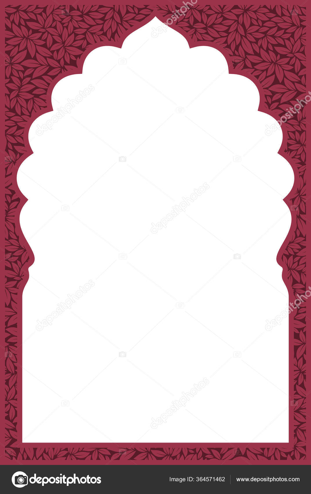 Indian Frame White Background Vector Stock Vector by ©kwaczek 364571462