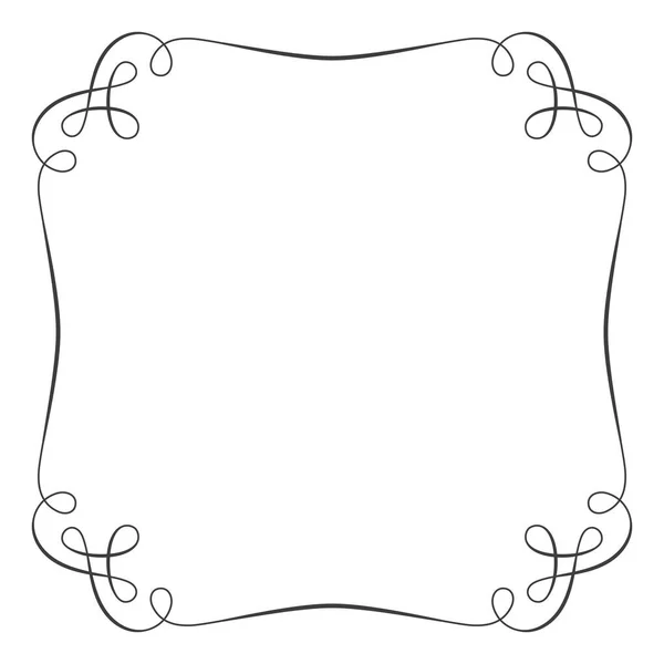 Simple Baroque Frame Vector