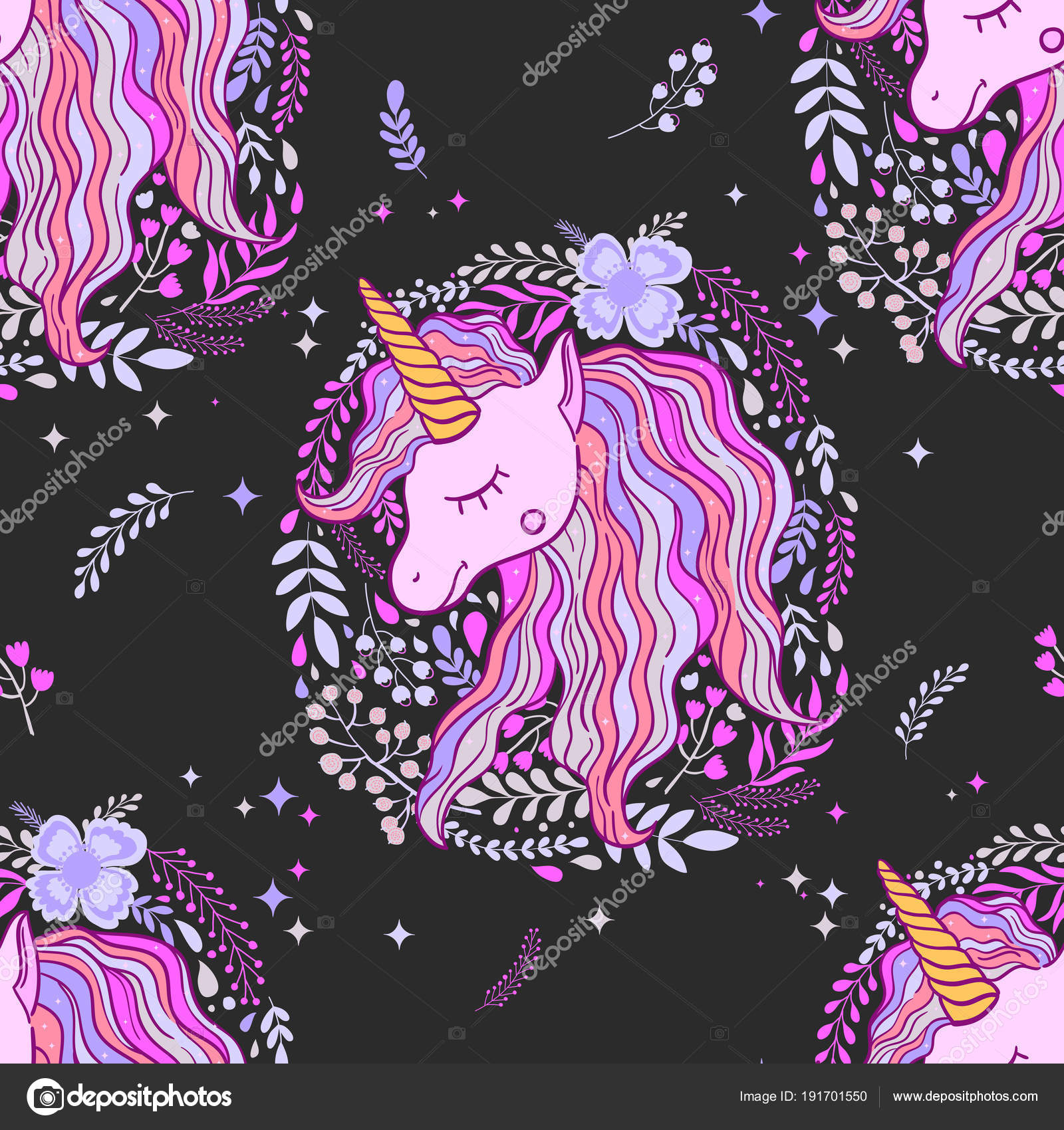 Cute Pattern Seamless Prints Print Poster Clothes Children's Room More ...