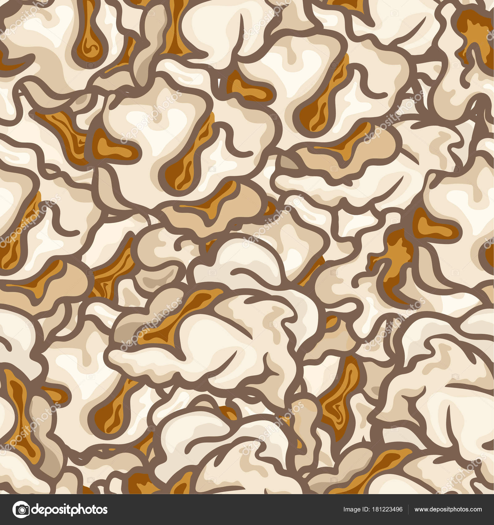 Popcorn kernel graphic | Traditional Popcorn Vector Seamless ...