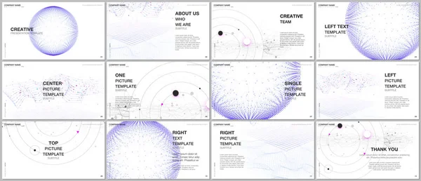 Presentation design vector template, multipurpose template for ...