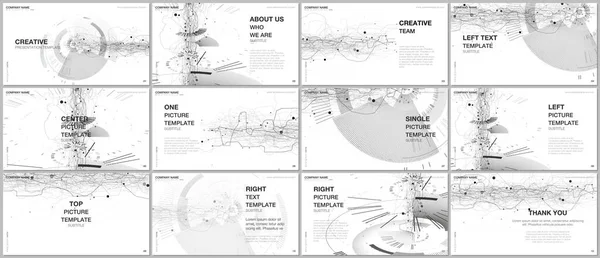 Presentation design vector templates, multipurpose template for ...