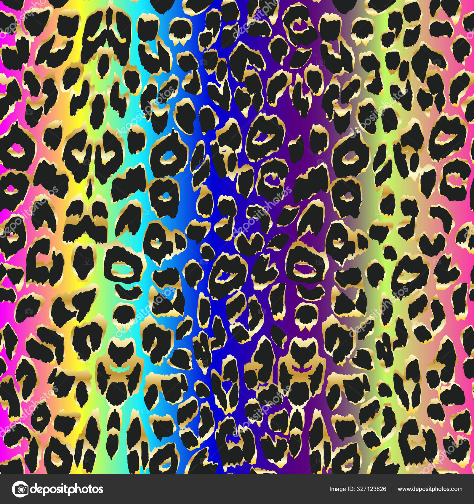 Leopard background. Seamless pattern Stock Vector Image by ©feoktistova ...