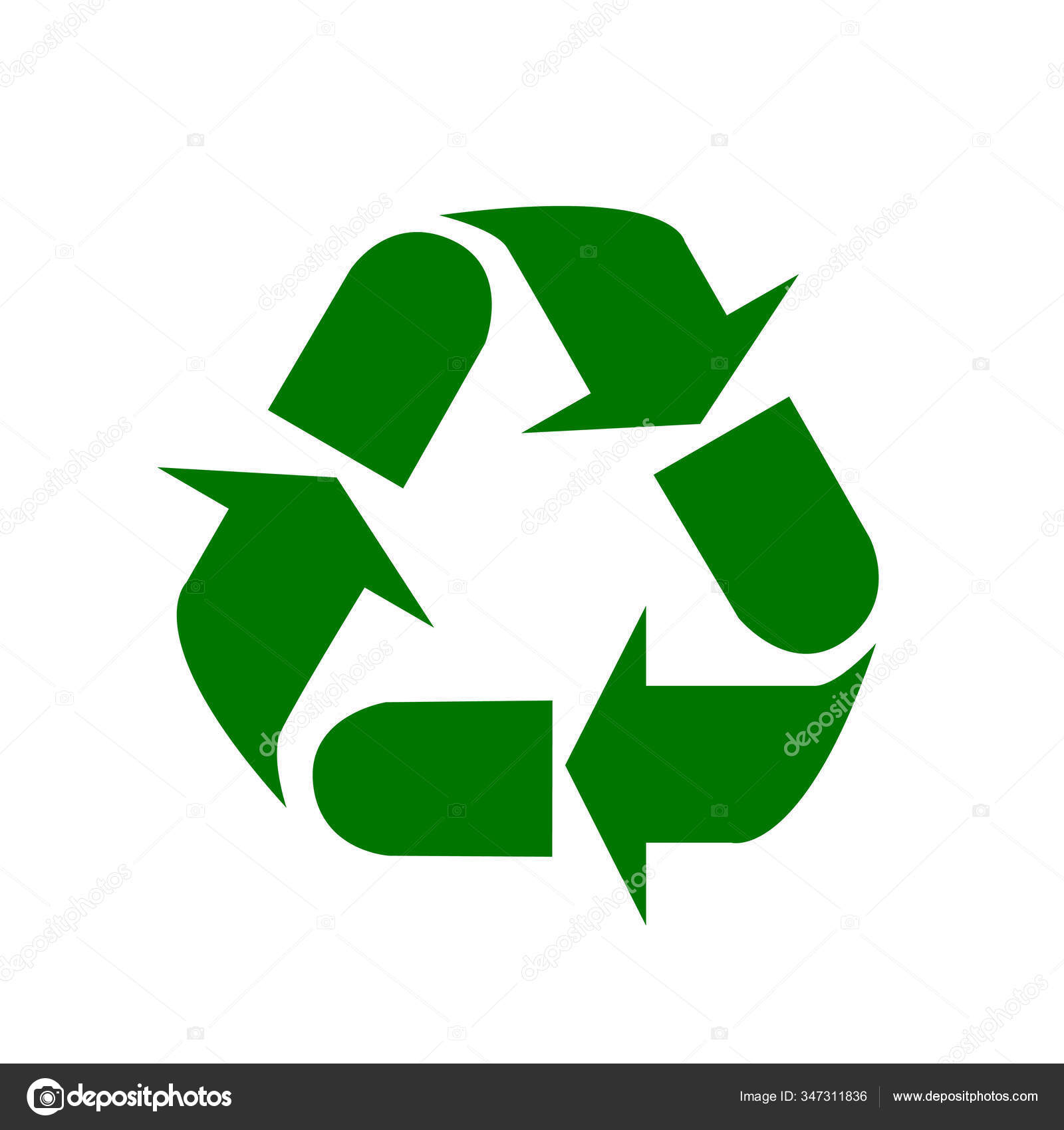 El símbolo universal del reciclaje internacional Icono . Vector de ...