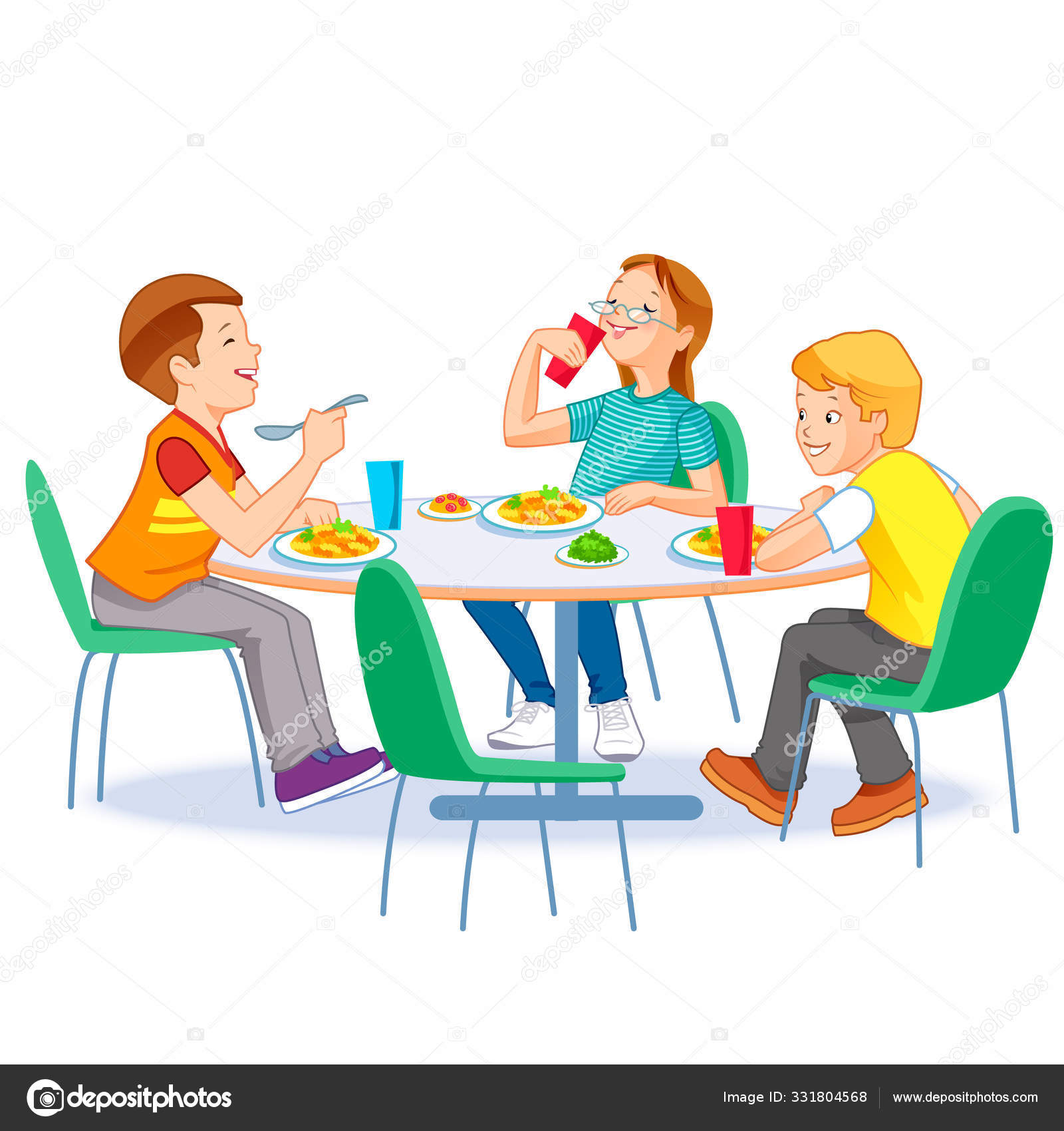 Nr Vedby Halens Cafeteria Clipart