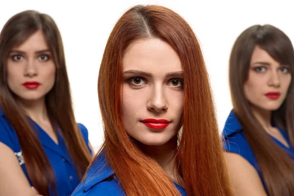 Serious female faces Stock Photos, Royalty Free Serious female faces ...