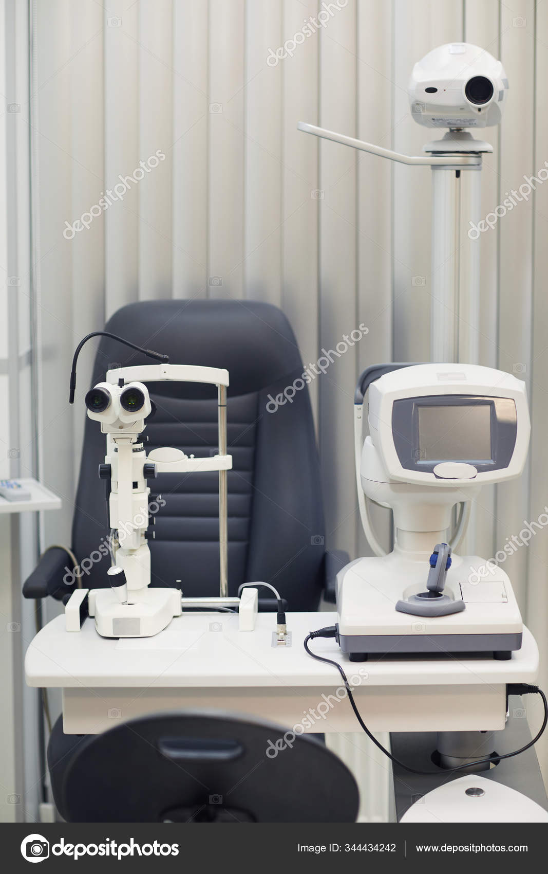 Background Image Modern Optometrist Equipment Machines Ophthalmology ...