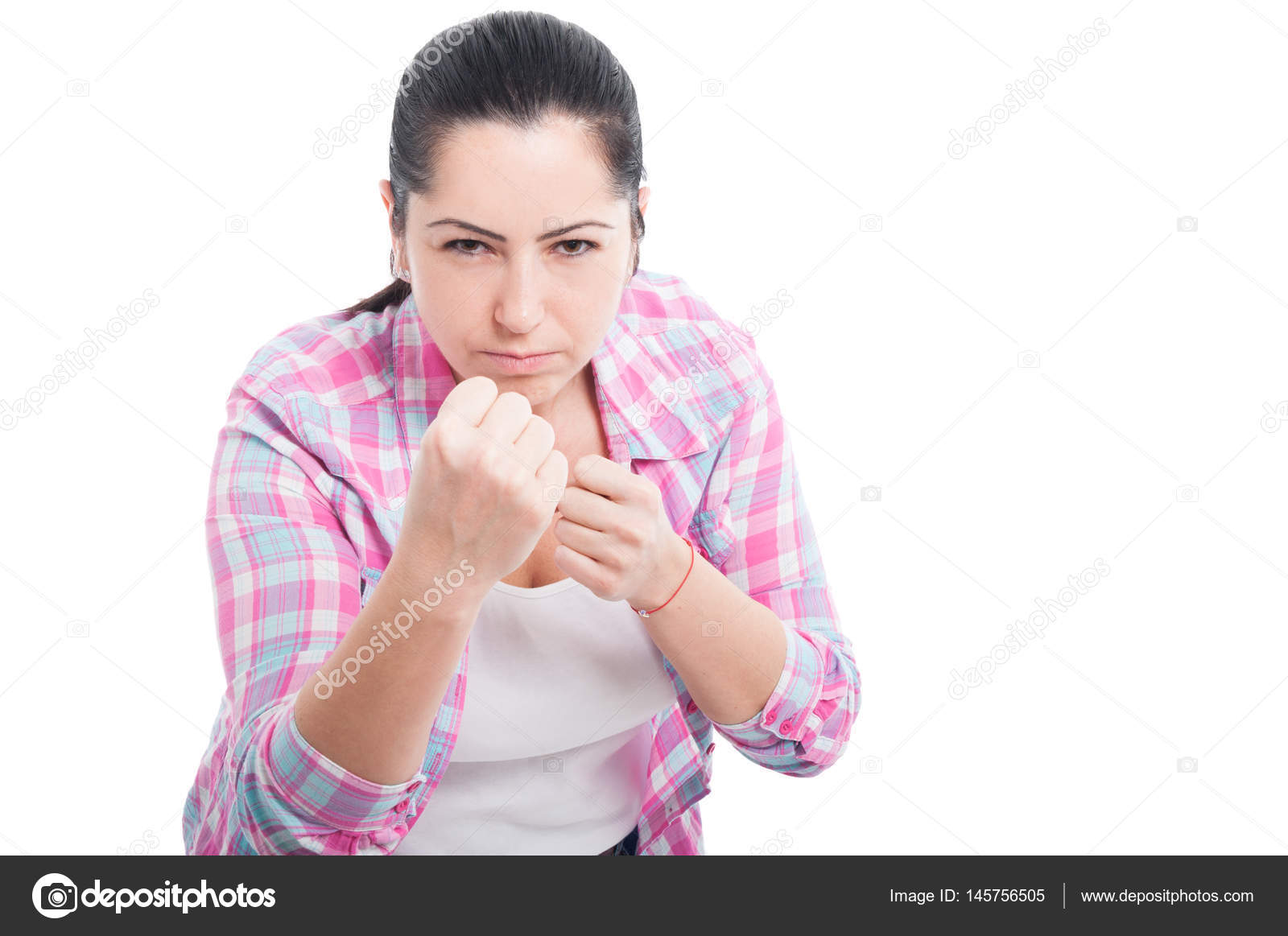 Angry woman getting into a fight Stock Photo by ©catalin205 145756505