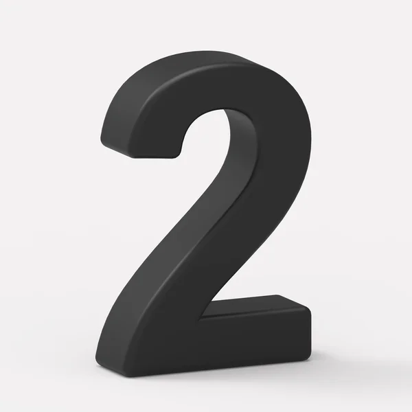 3d black number 2 ⬇ Stock Photo, Image by © kchungtw #126486698