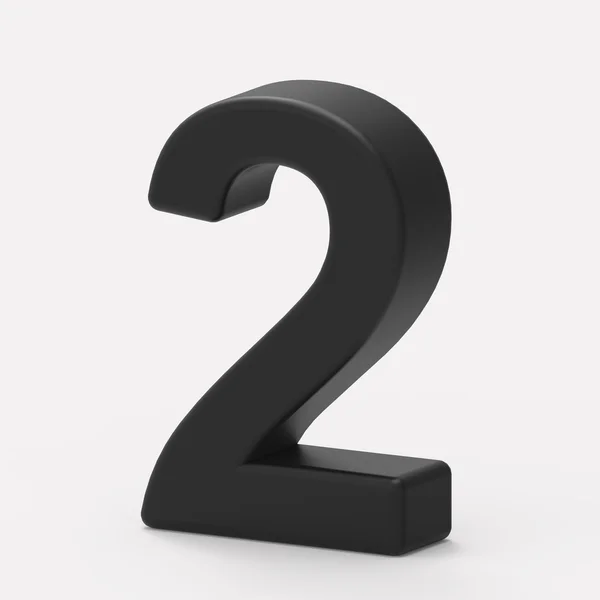 3d black number 2 ⬇ Stock Photo, Image by © kchungtw #126486698