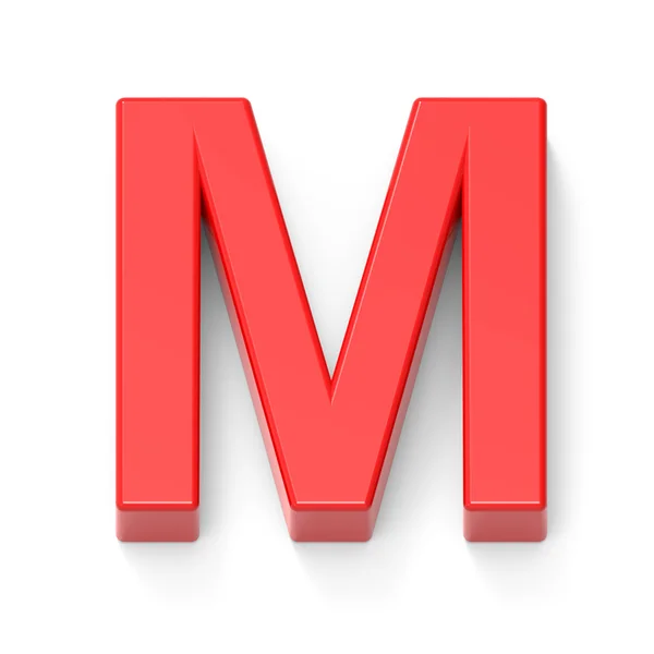 Red 3D Letter M. — Stock Photo © tashatuvango #37131265