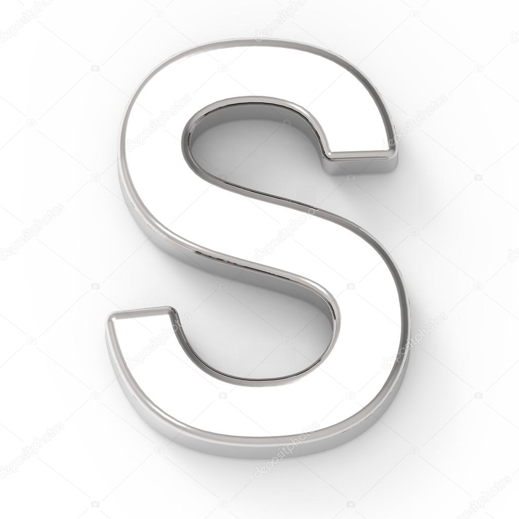 Silver letter S Stock Photo by ©kchungtw 126483612