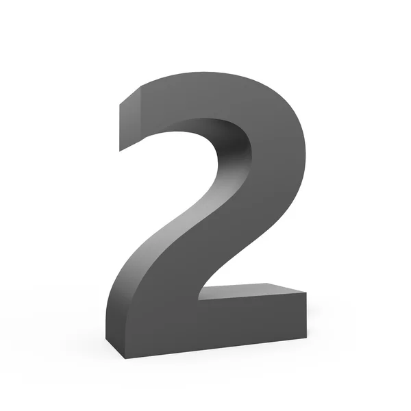 3d black number 2 ⬇ Stock Photo, Image by © kchungtw #126486698