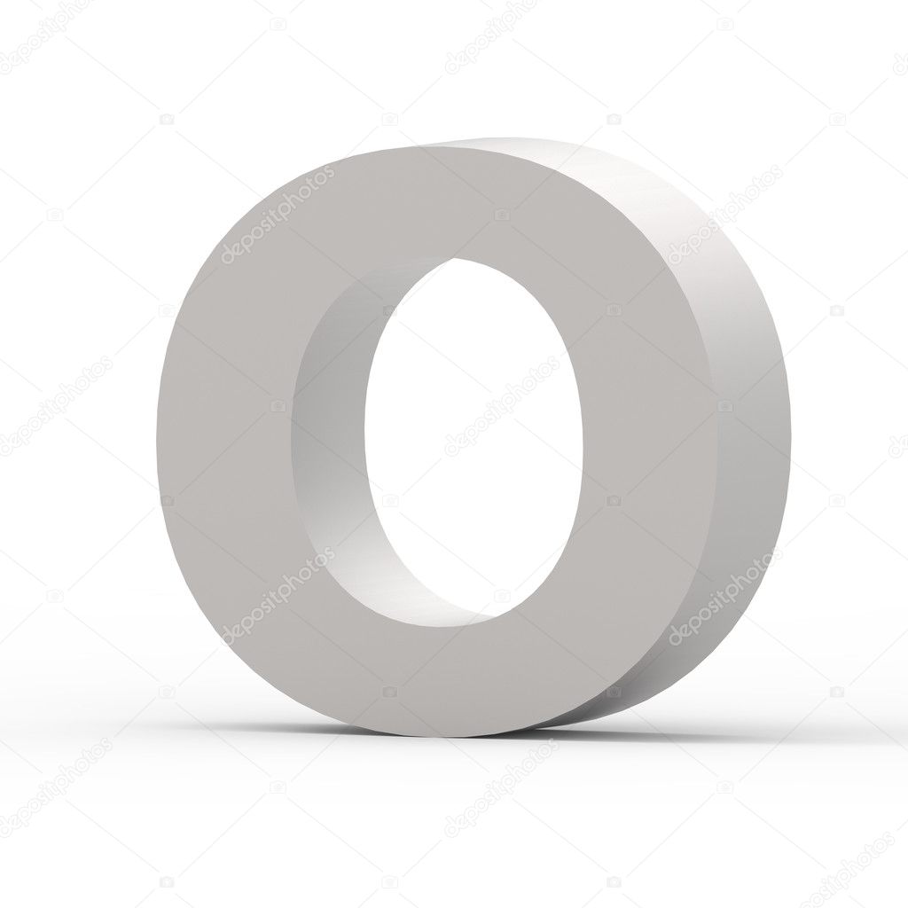 Matte grey font O — Stock Photo © kchungtw #128070244
