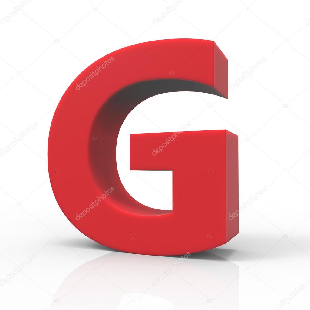 Right red letter G — Stock Photo © kchungtw #128072852