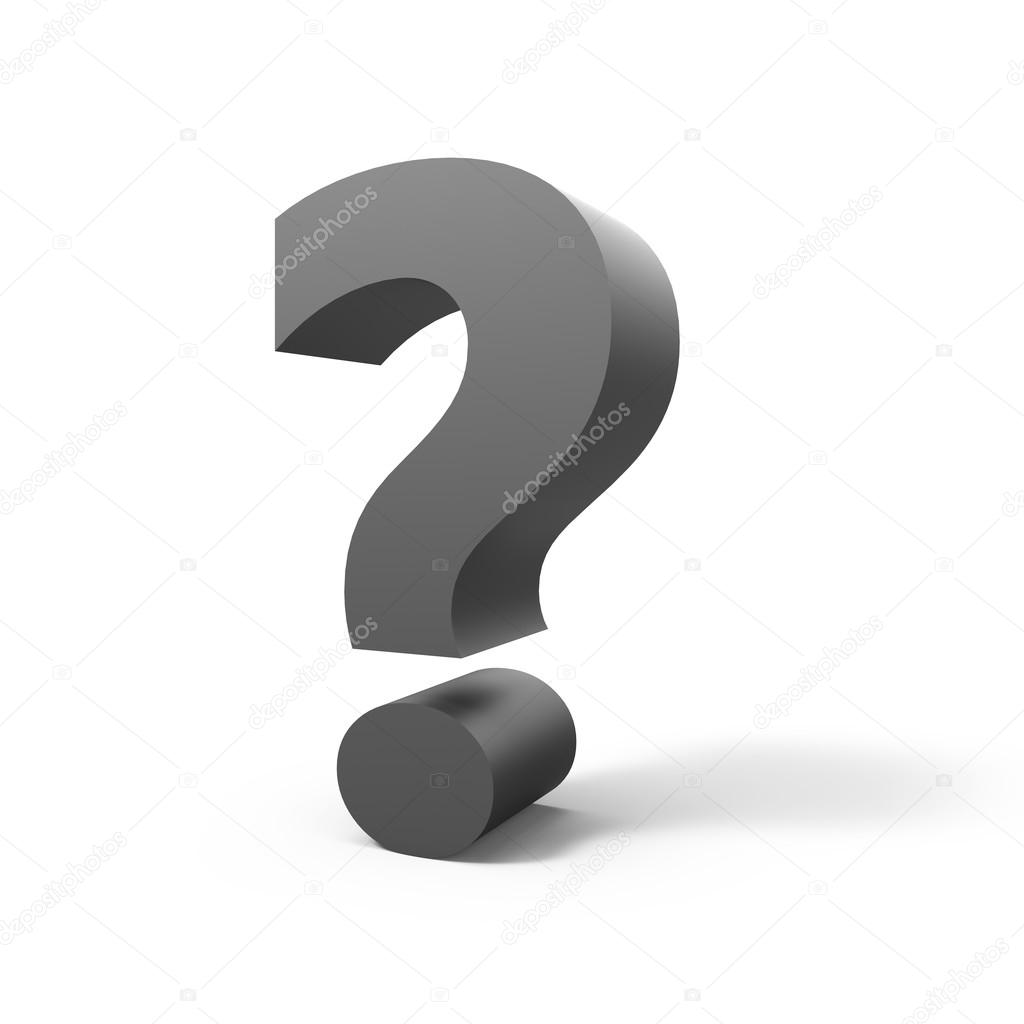 Grey question mark — Stock Photo © kchungtw #128073270 Grey question mark — Stock Photo © kchungtw #128073270