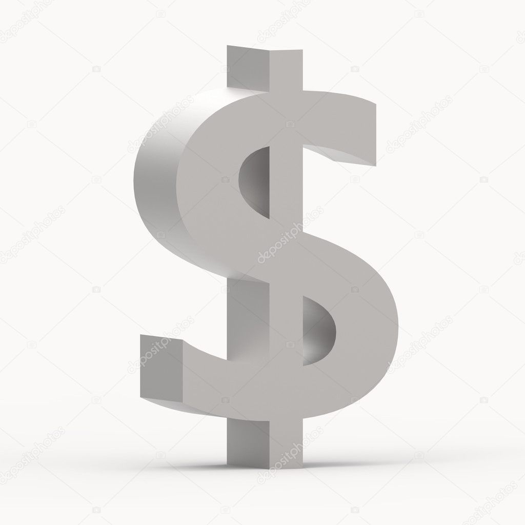 Grey dollar sign Stock Photo by ©kchungtw 128176148