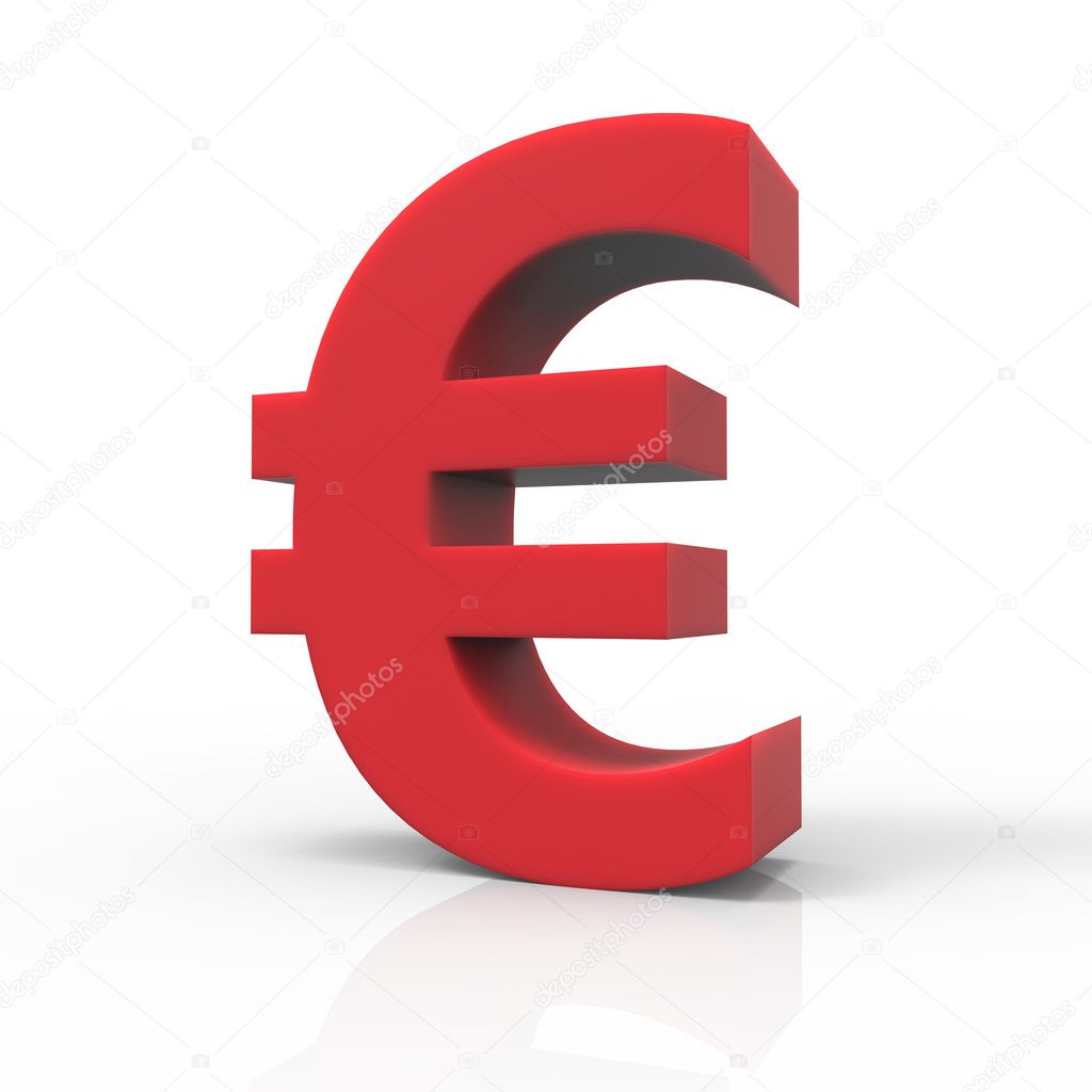 Red euro sign Stock Photo by ©kchungtw 128183024