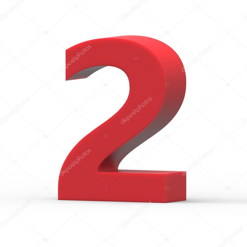 Right red number 2 Stock Photo by ©kchungtw 128229702