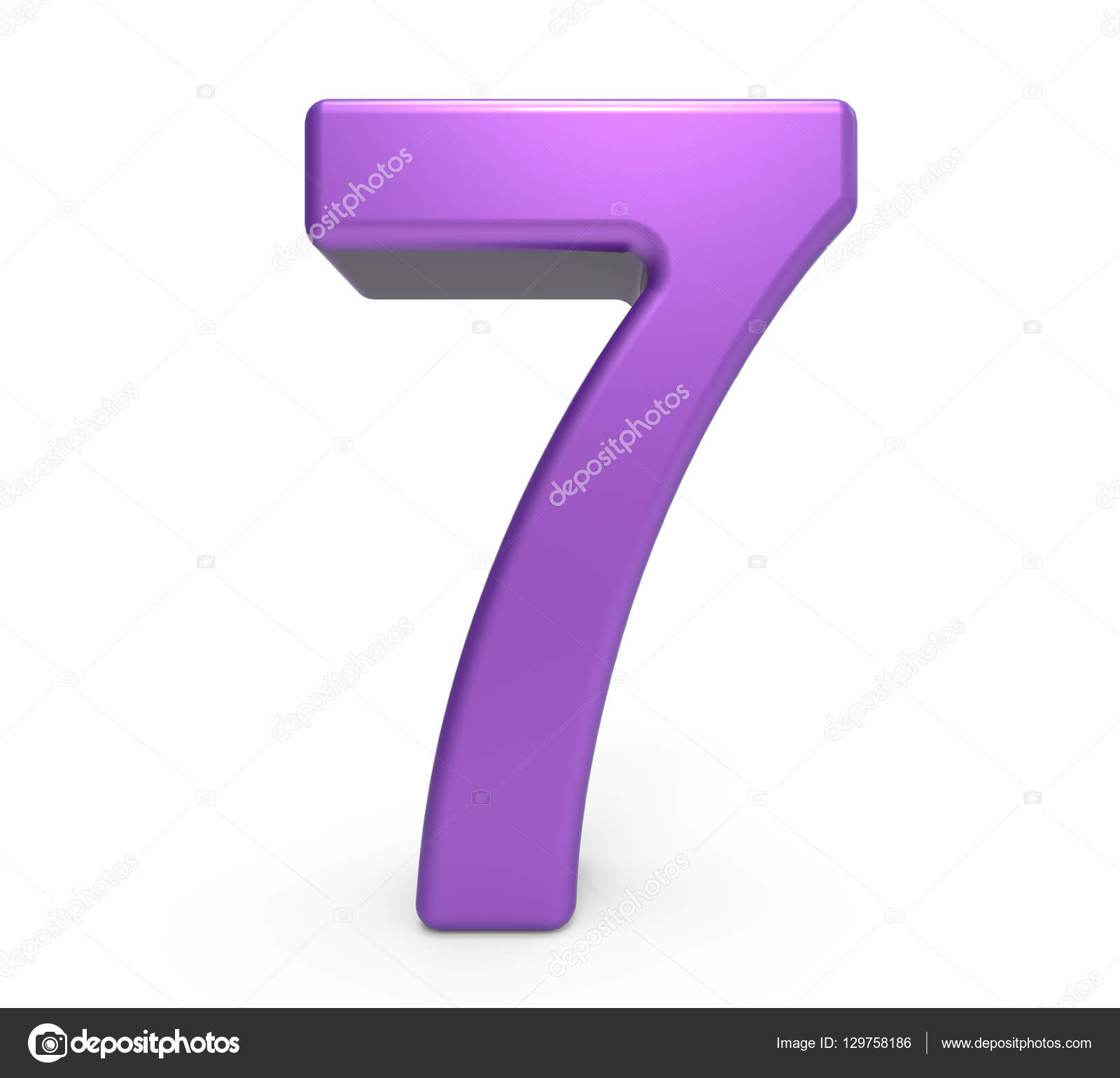 Purple Number 7