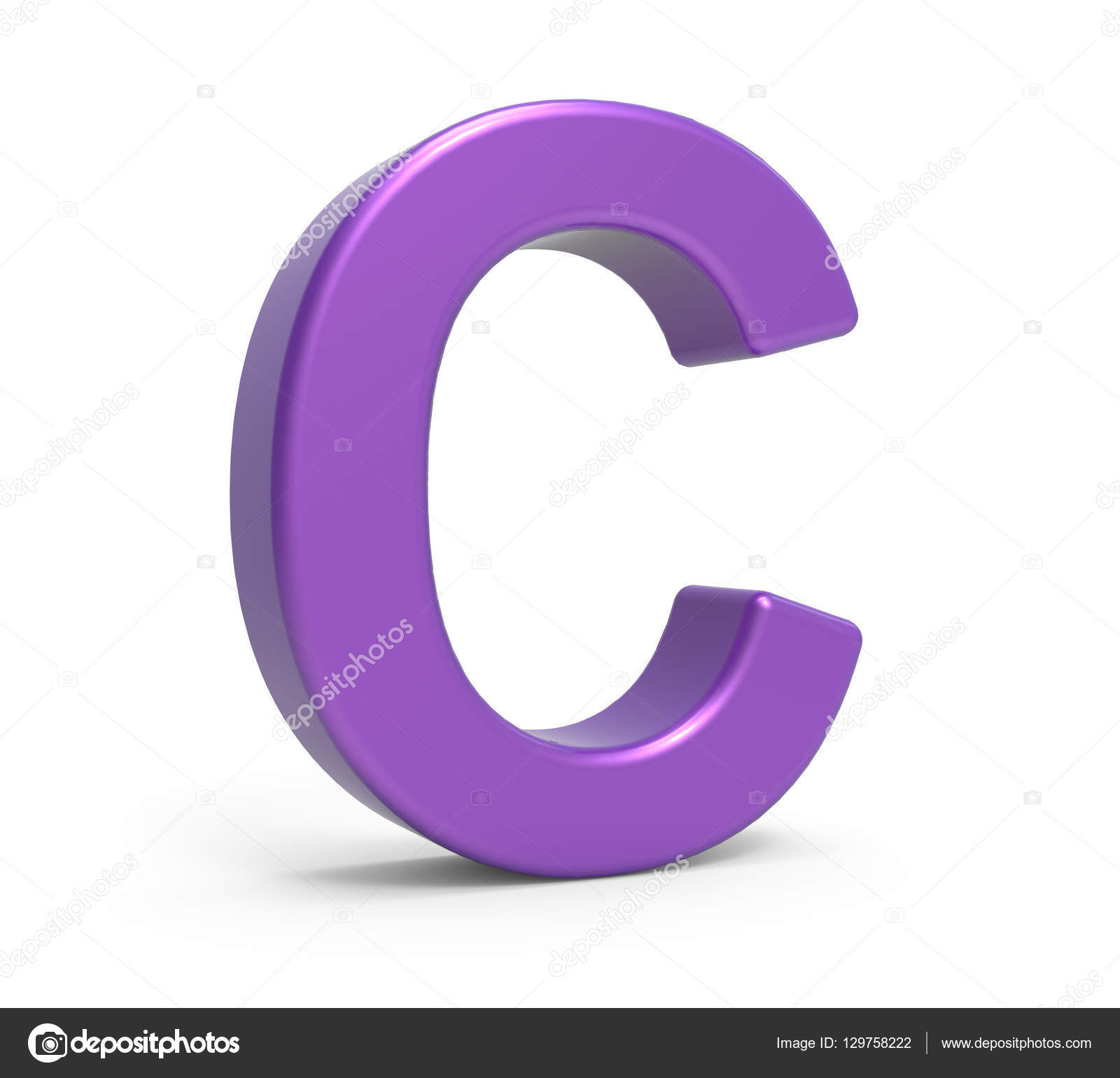 3d purple letter C Stock Photo by ©kchungtw 129758222