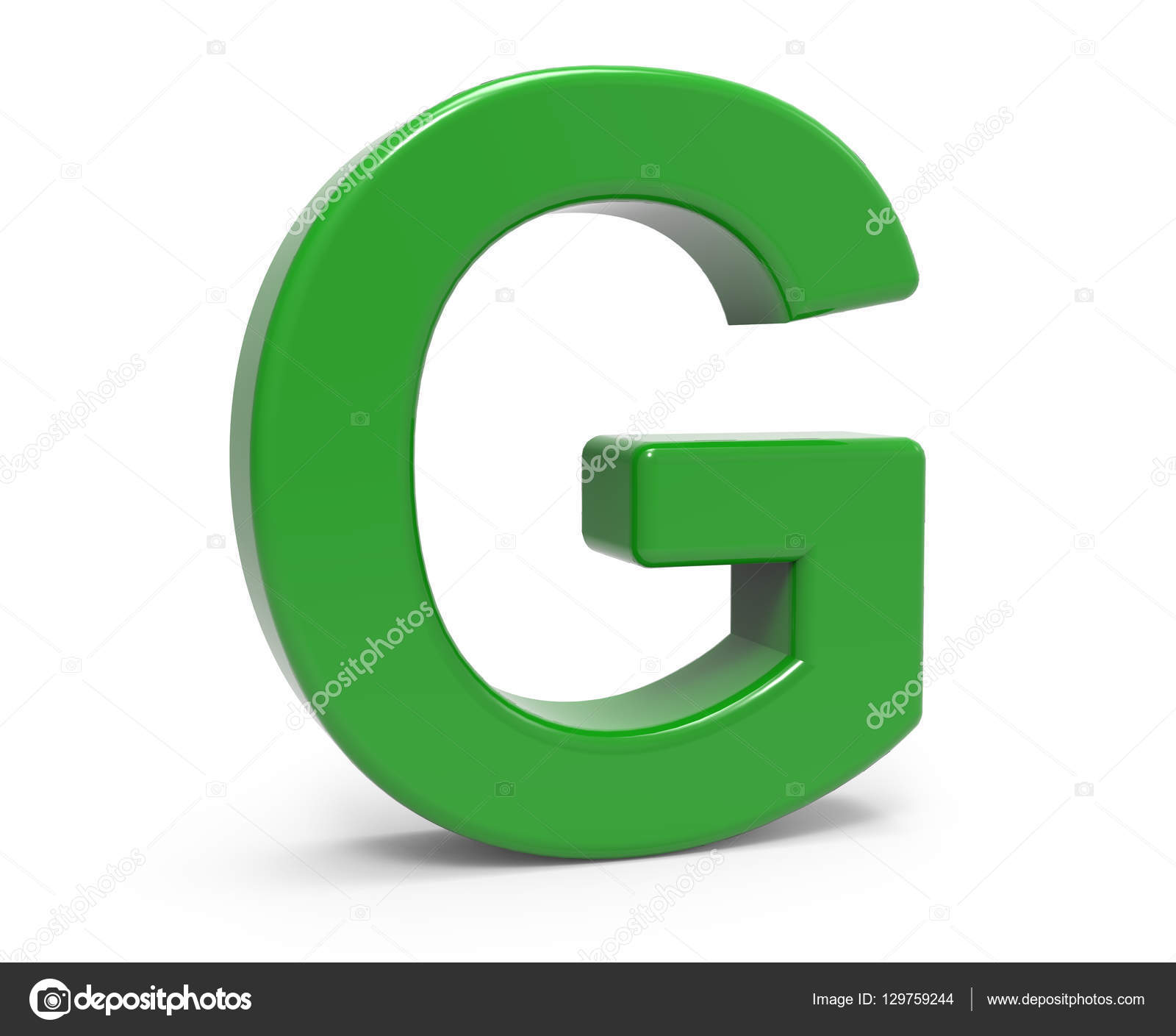 3d green letter G Stock Photo by ©kchungtw 129759244